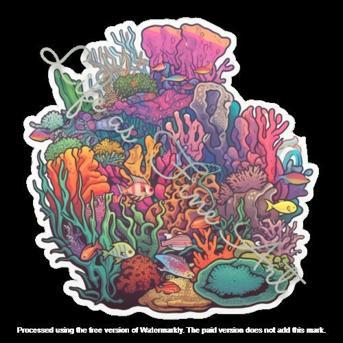 20 Coral Reef Clipart coral Clipart PNG Ocean Clipart - Etsy