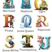 Fairy Tales Alphabet Abc's Fairy Tales Characters Magical Alphabet ...