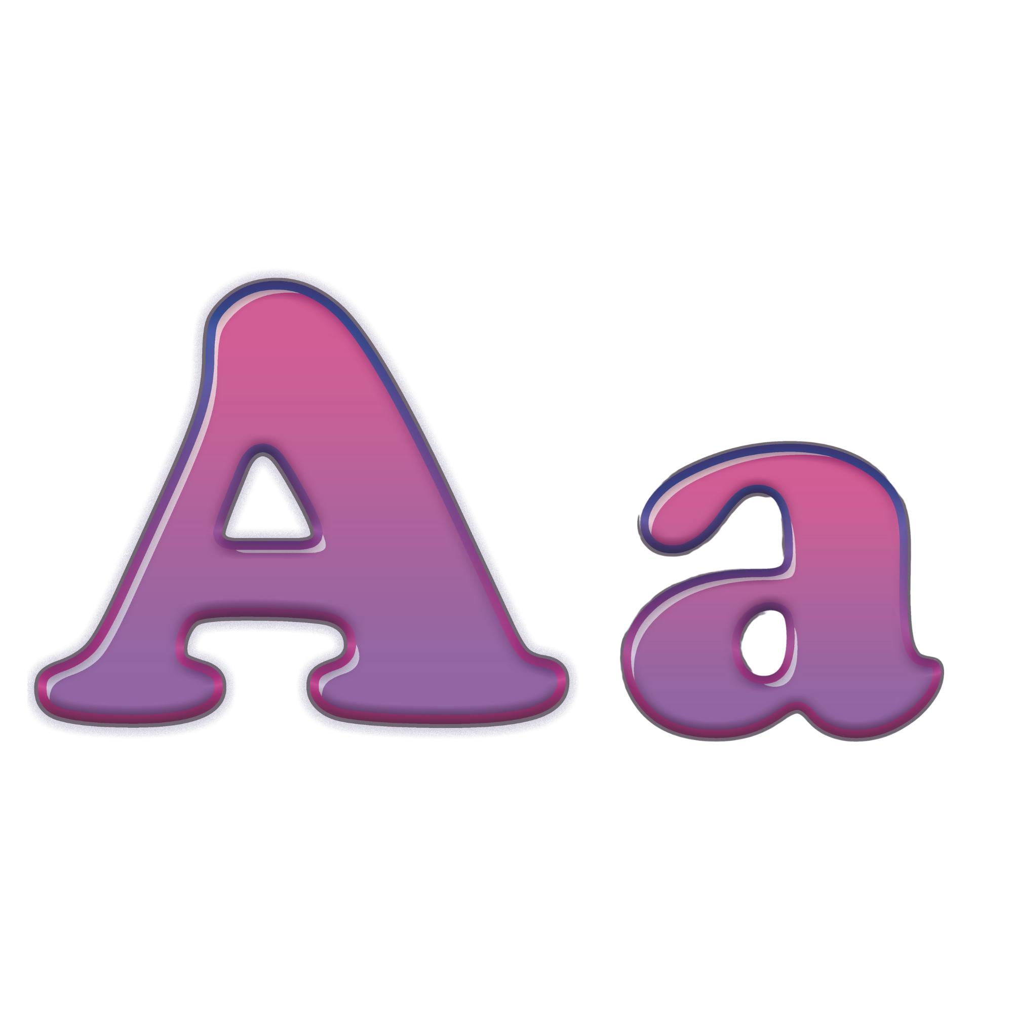 Cartoon Alphabet Letters, Colorful 3D Letters, Numbers & Marks for ...