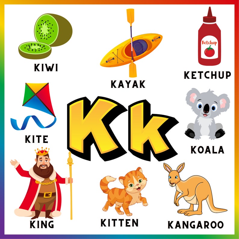 Alphabet Flashcards for Kids | Learning English Alphabet Colorful Flash ...