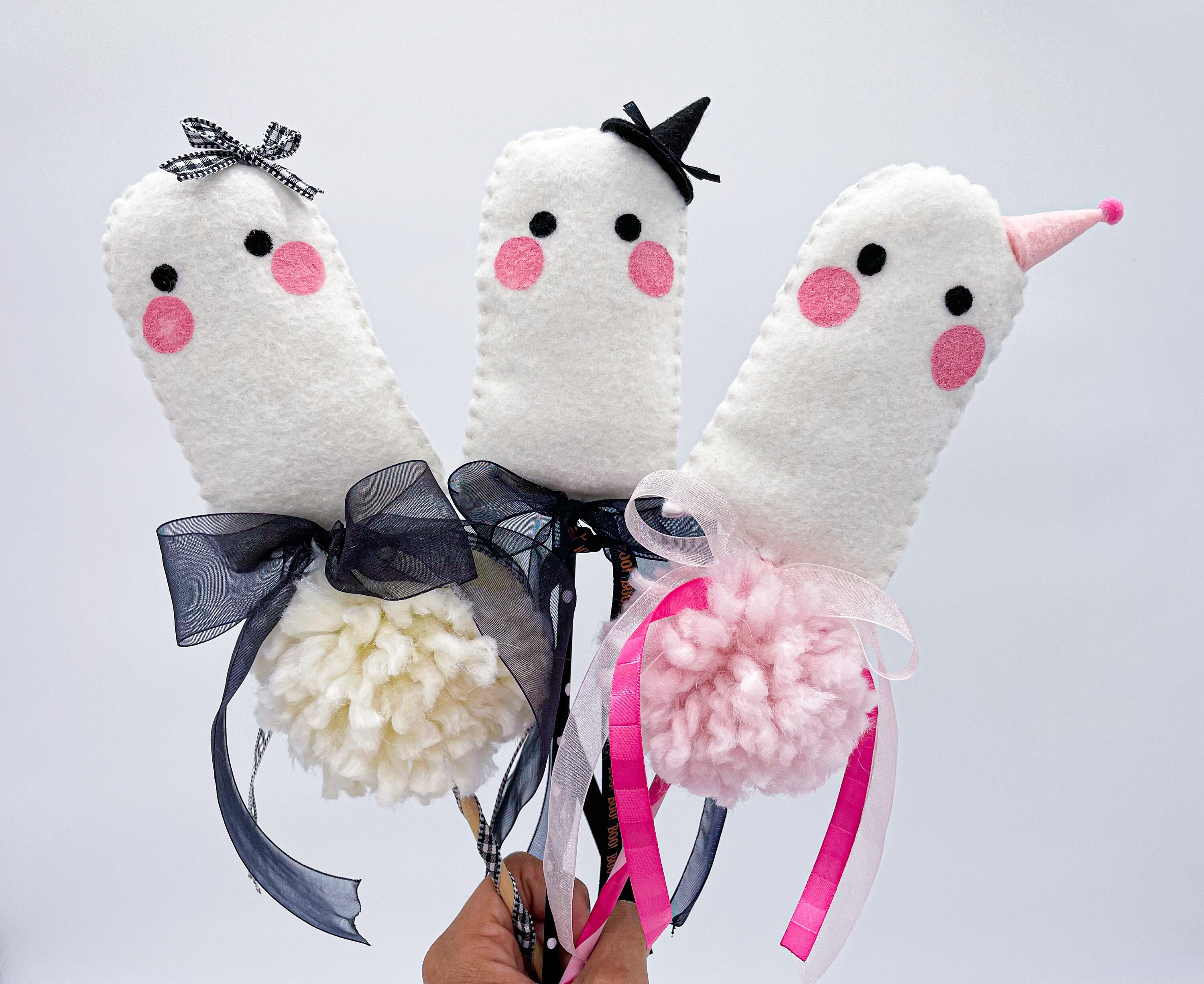 Whimsy Ghost Wand Whimsical Ghost Wand Pretend Play - Etsy