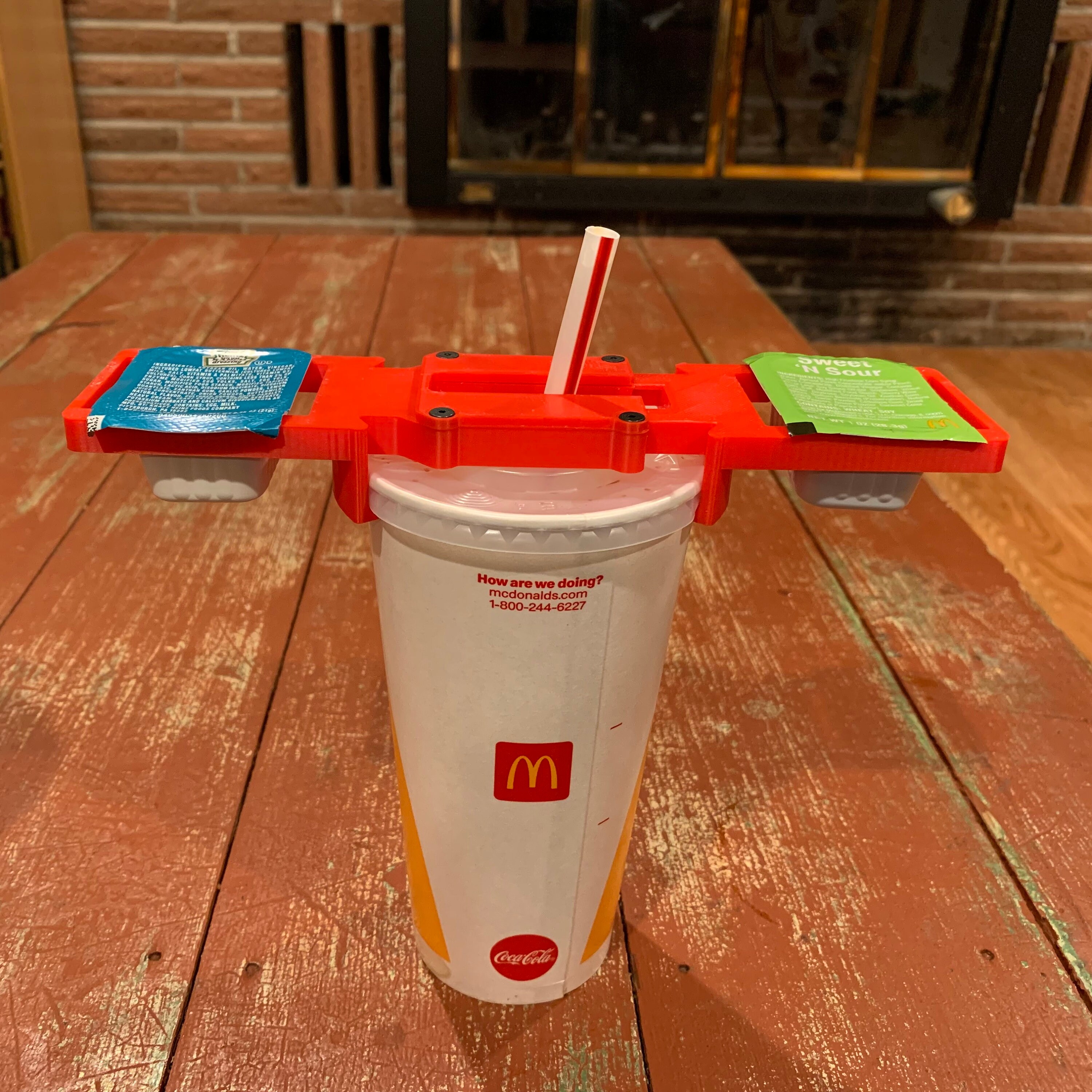 Digital Files (.STL) Sauce Holder Cup Attachment 2.0 | Nugget Sauce ...