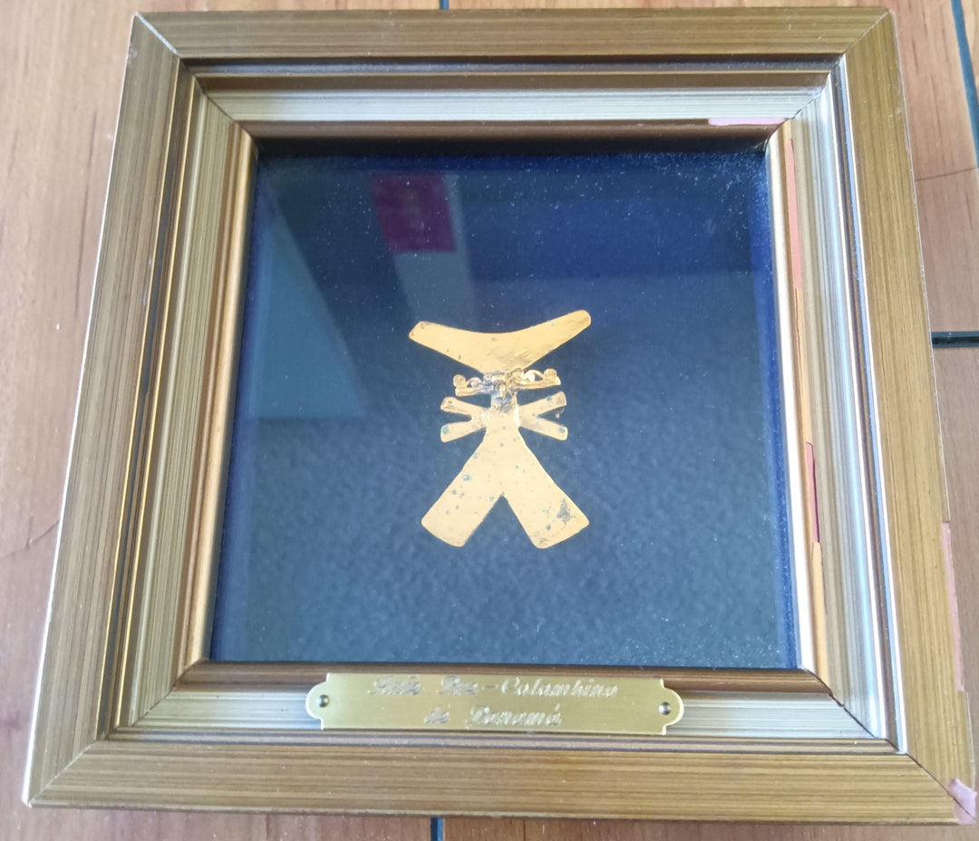 Rare Panama Golden Huacas With Frame - Etsy