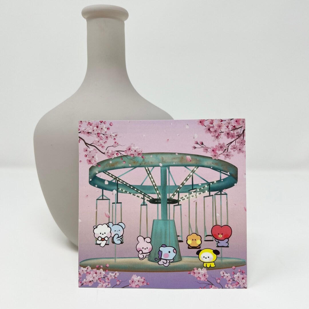 BT21 Minini X Spring Day Art Print BT21 Art Print BT21 Print - Etsy