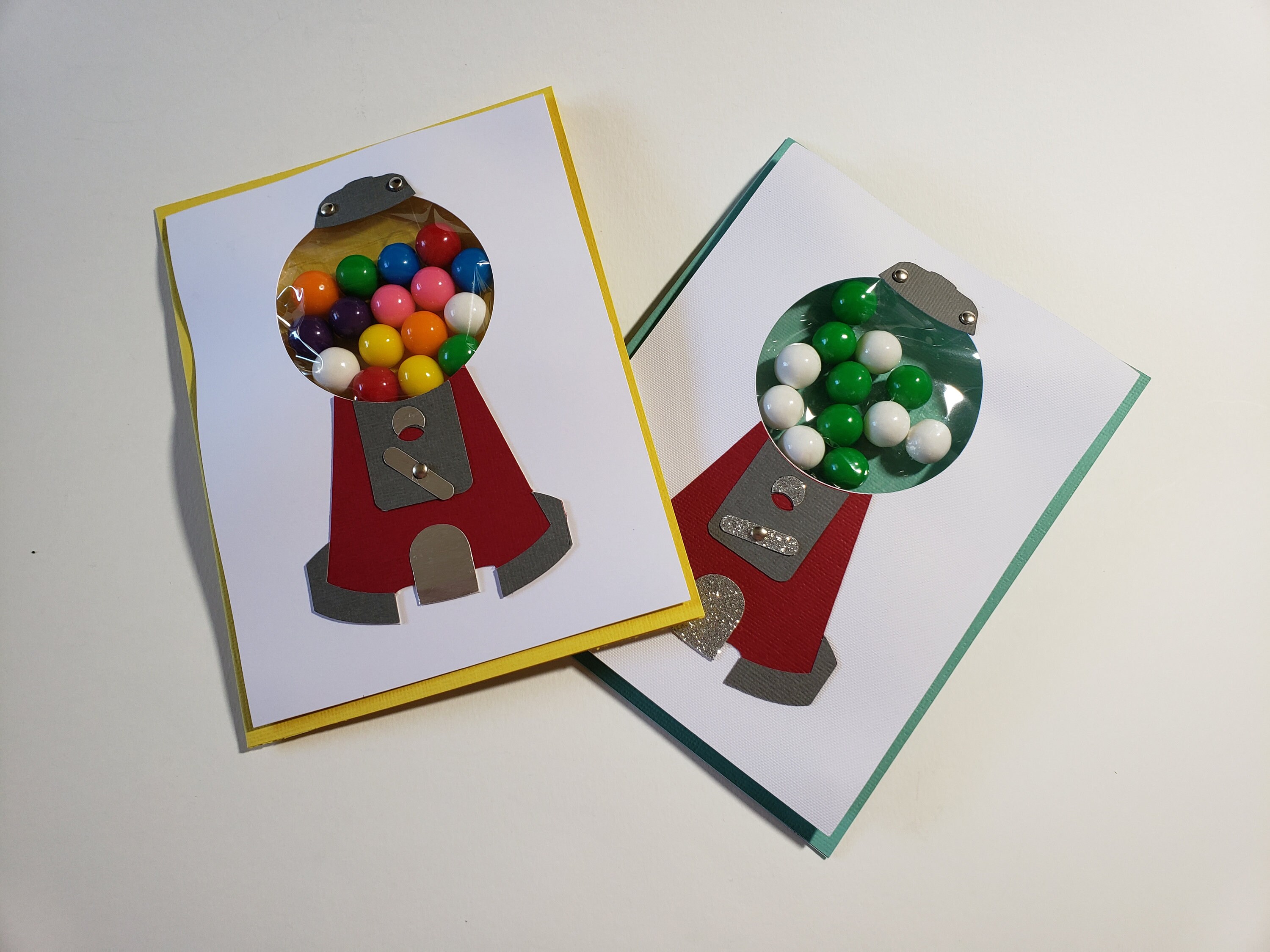 Bubble Gumball Machine Card - Etsy