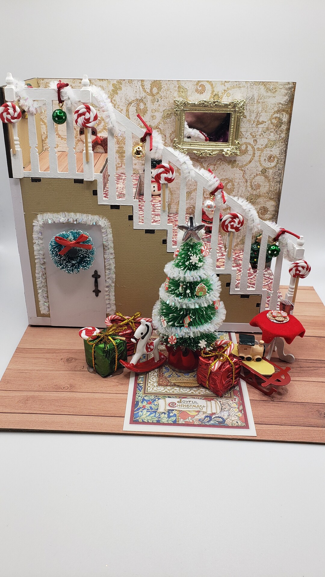 Christmas Morning Room Corner Box - Etsy