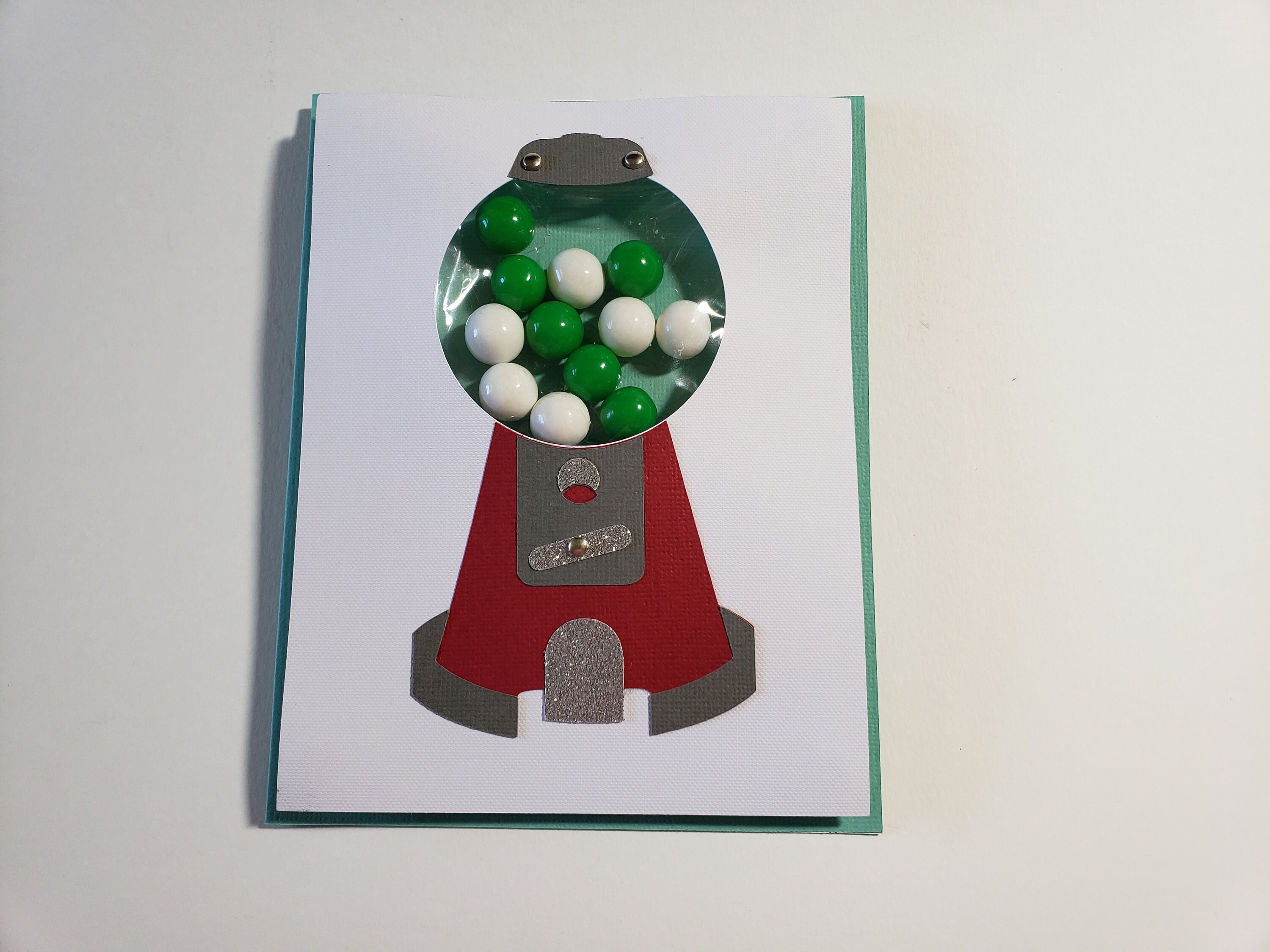 Bubble Gumball Machine Card - Etsy