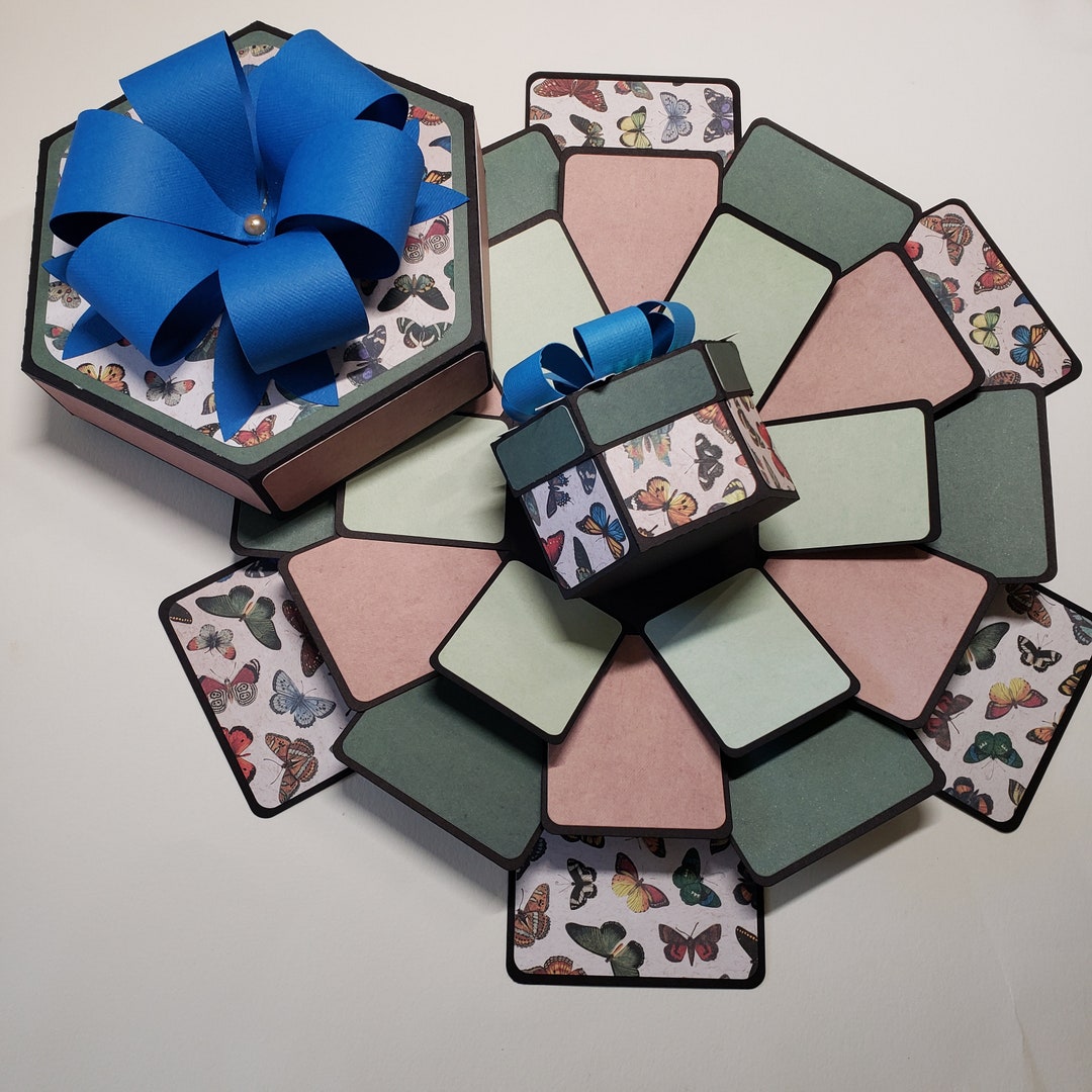 Inspirational Butterfly Explosion Box - Etsy