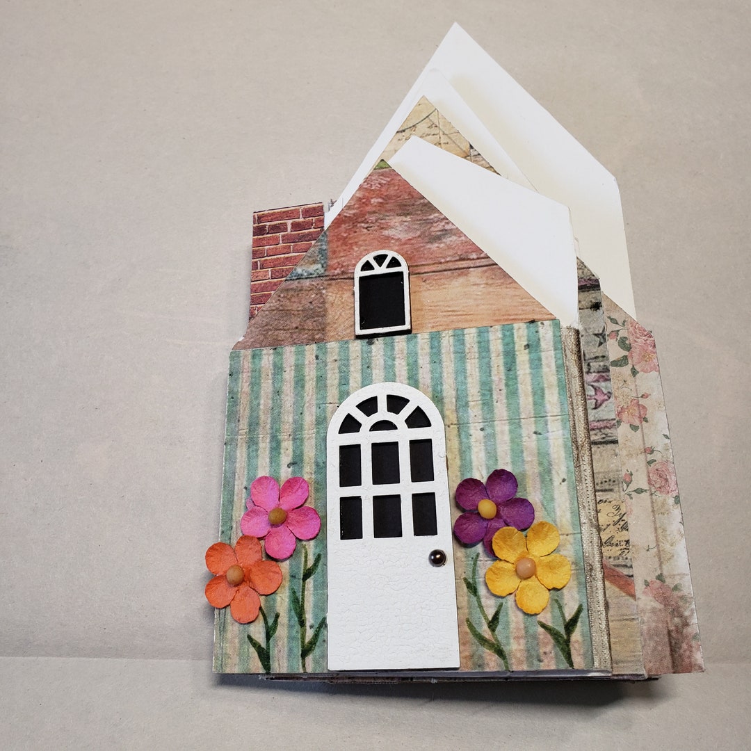 Garden House Accordion/concertina Book - Etsy