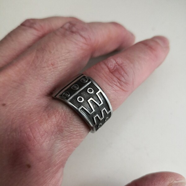 Aztec Ring Men - Etsy