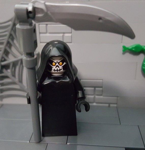 Custom Grim Reaper Minifigure for Halloween Mocs Haunted - Etsy