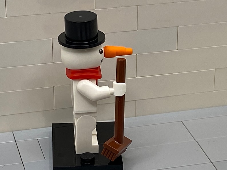 LEGO® Snowman Collectible Minifigure - Etsy