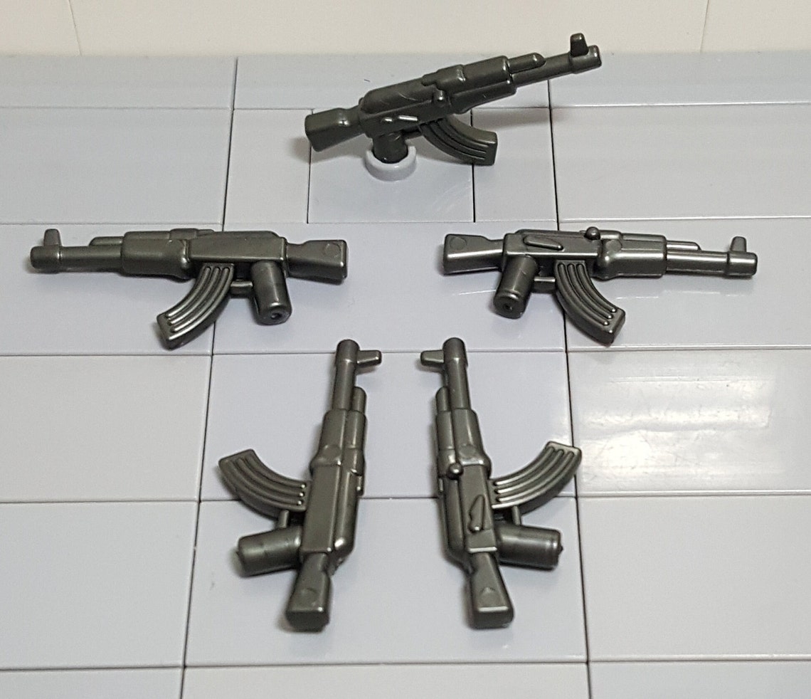 5 Pieces Brickarms AK-47 Gun for Big Brand Minifigures and MOCS - Etsy