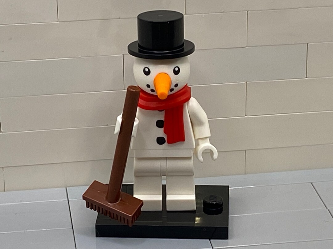 LEGO® Snowman Collectible Minifigure - Etsy