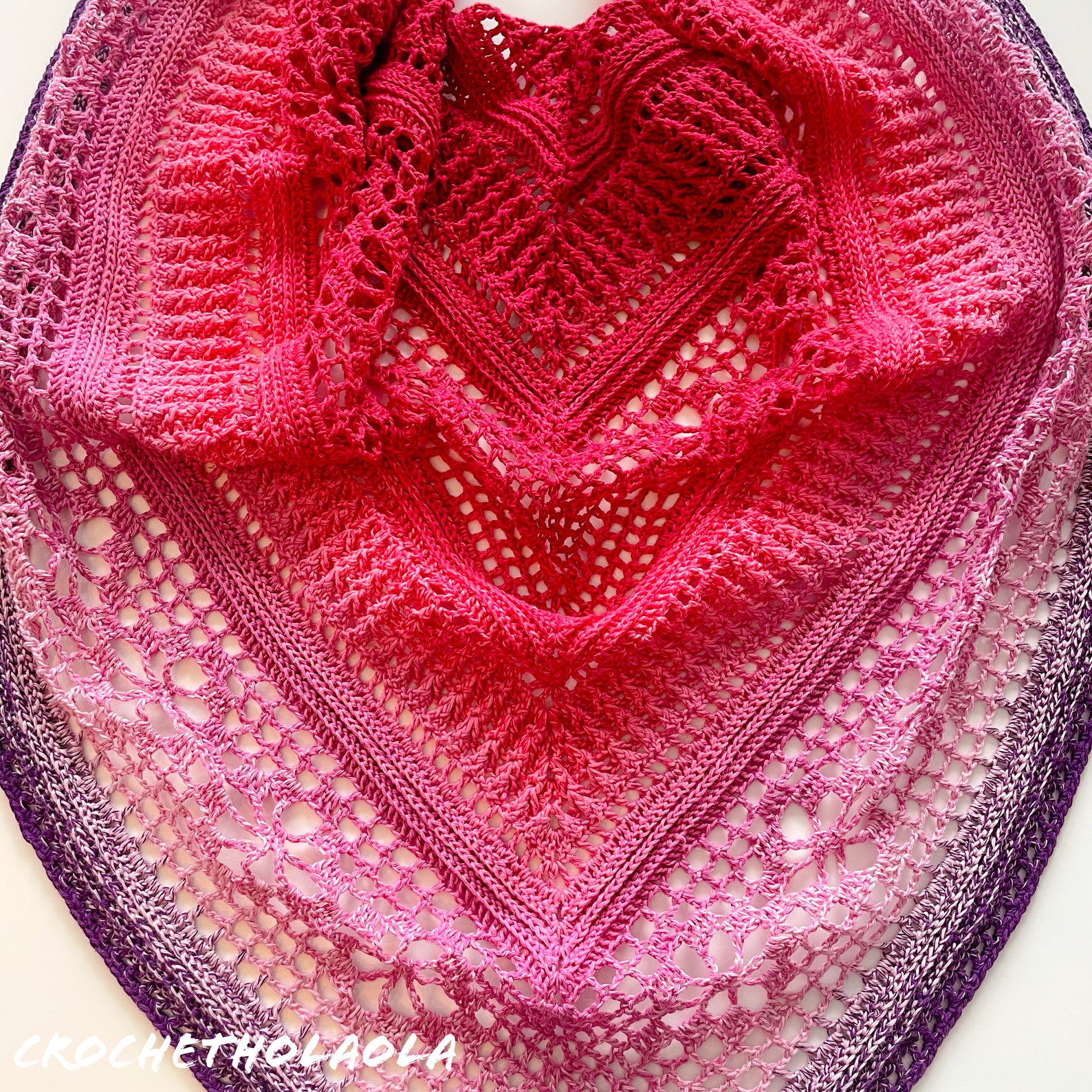 Crochet Shawl Pattern Ursula Easy Crochet Pattern Crochet - Etsy