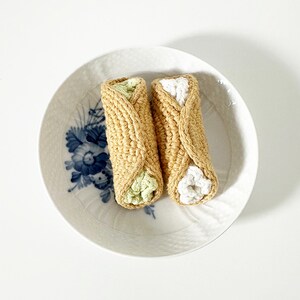 Crochet Cannoli Pattern: Pretend Play Food, Montessori Toy (PDF Pattern ...