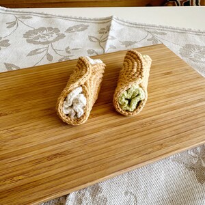Crochet Cannoli Pattern: Pretend Play Food, Montessori Toy (PDF Pattern ...