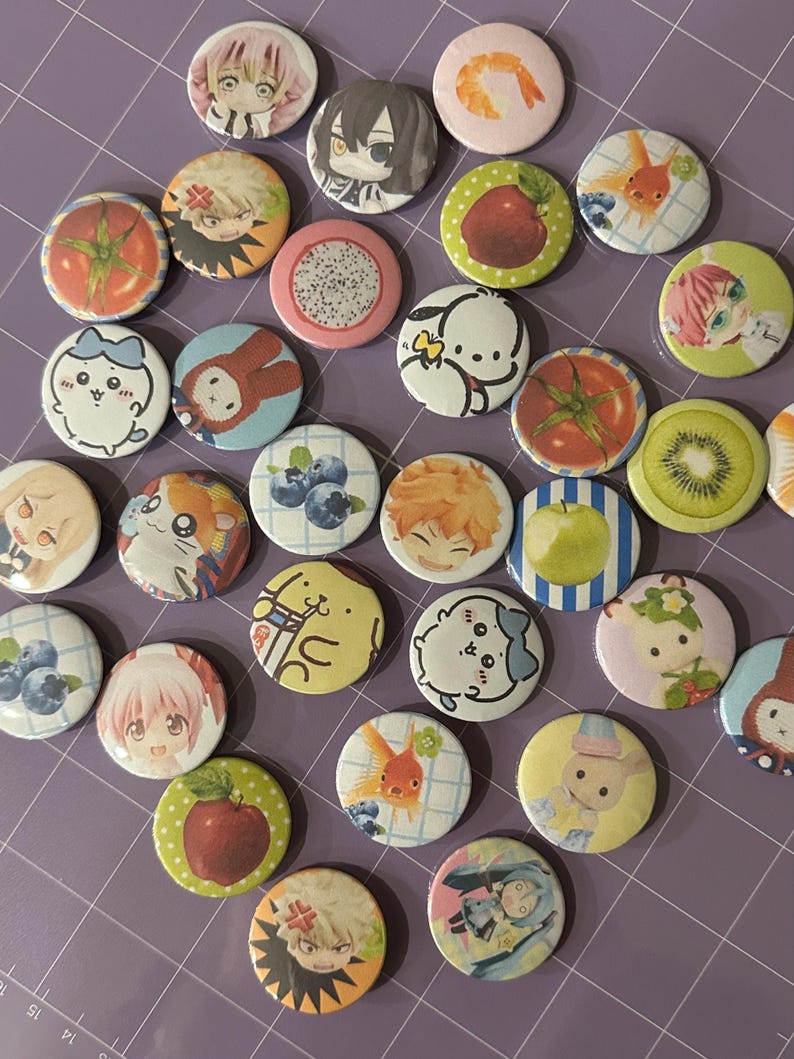Heisei Retro Juminocore Pin Back Buttons | 1.26” Kawaii Anime Pins ...