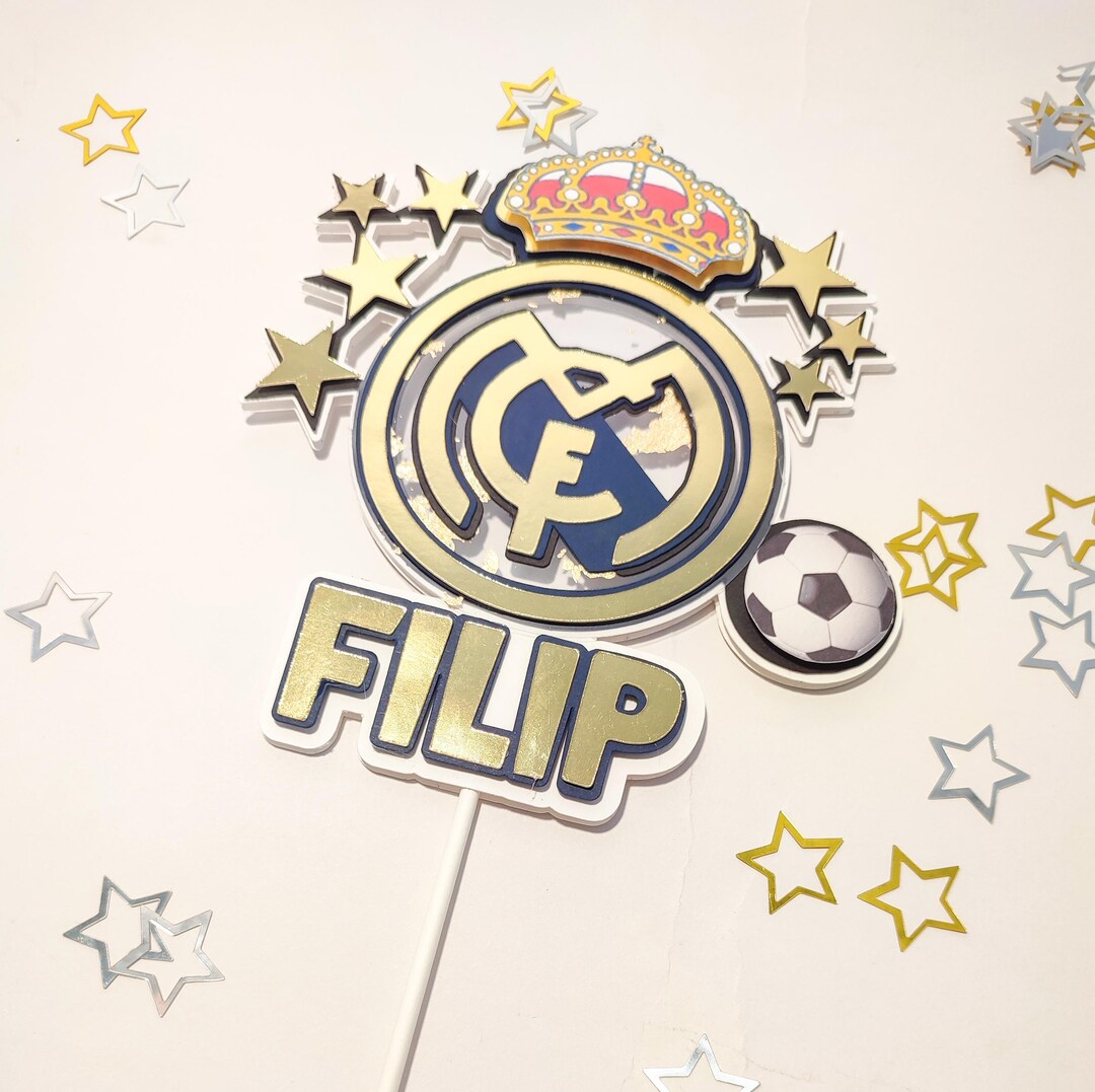 Soccer Cake Topper – Football Cake Decoration, Personalized Sports ...