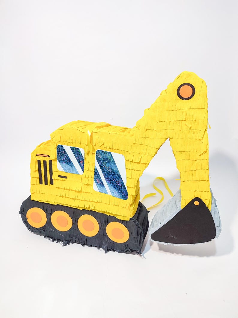 Excavator Piñata, Construction Party, Builder Birthday - Etsy