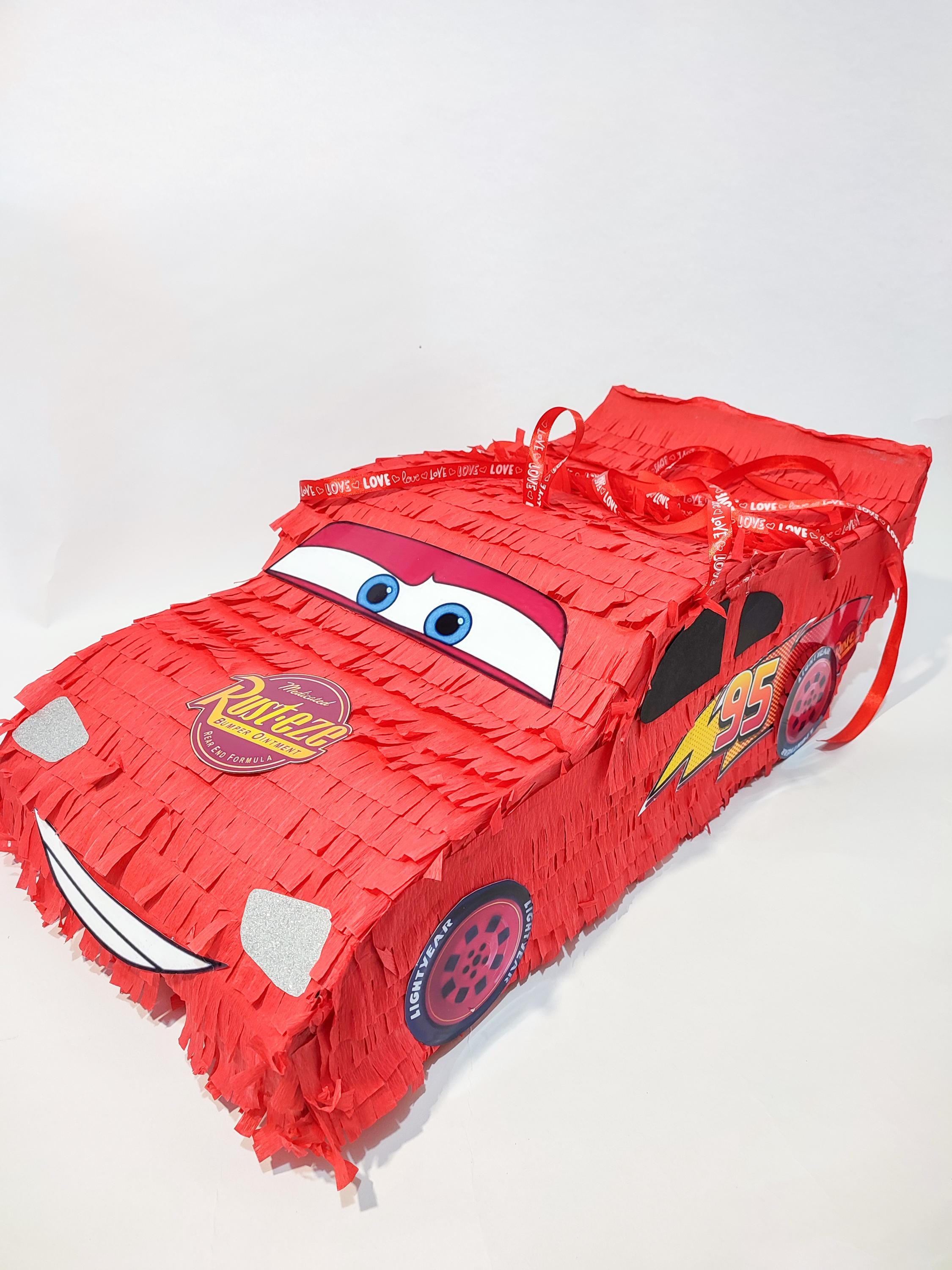 Lightning Mcqueen Piñata, Red Car - Etsy