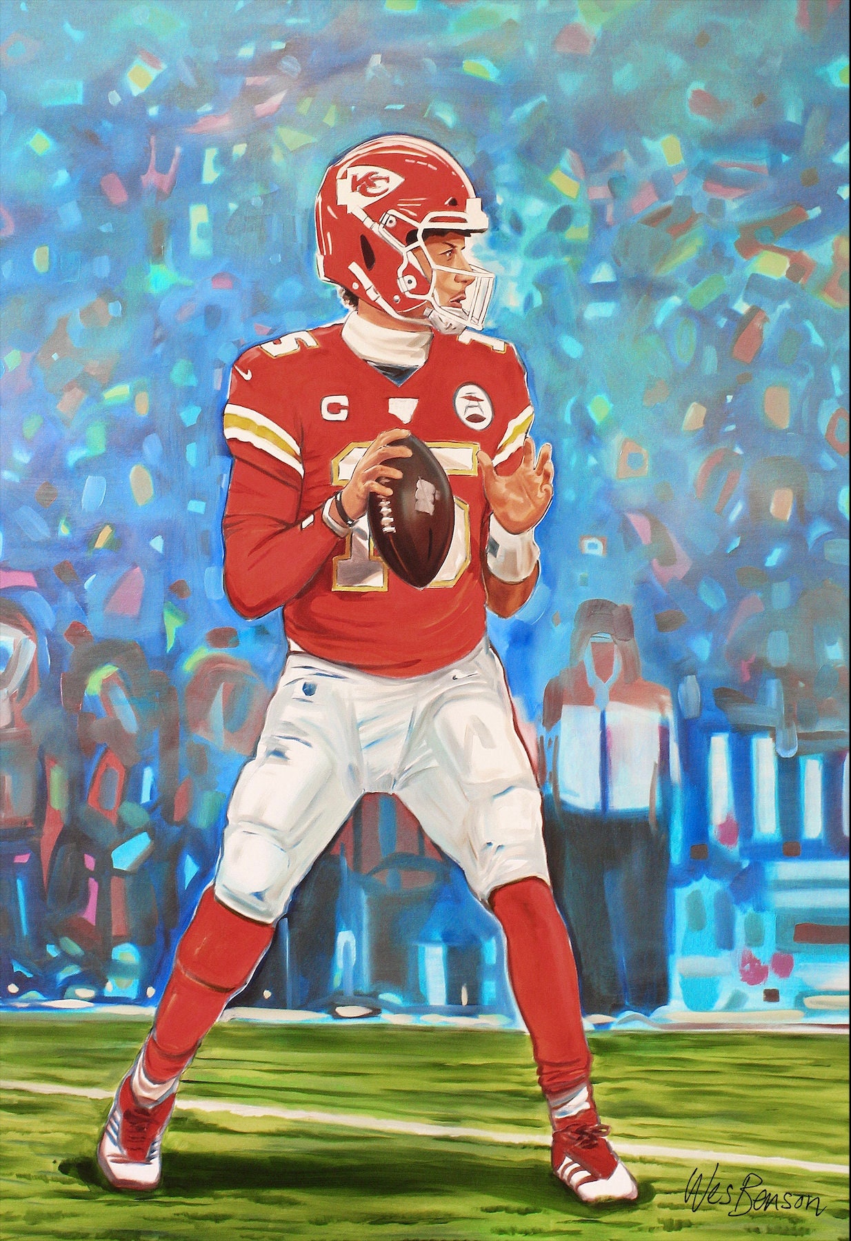 Patrick Mahomes Print - Etsy
