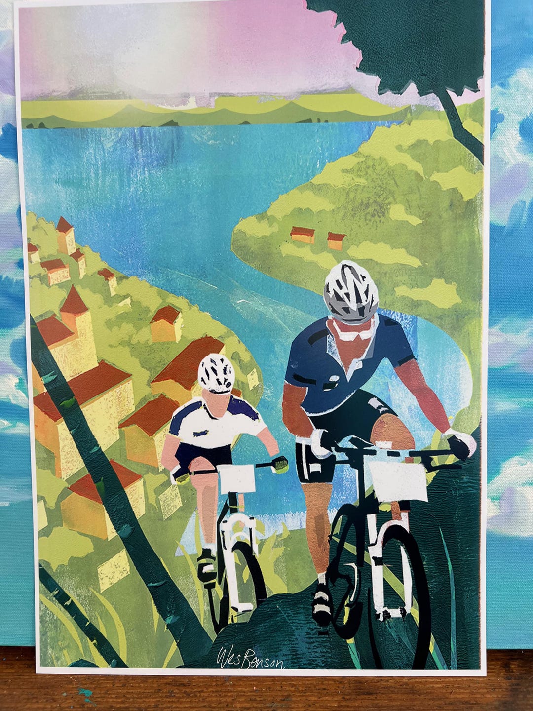 Mountain Bike Poster - Etsy