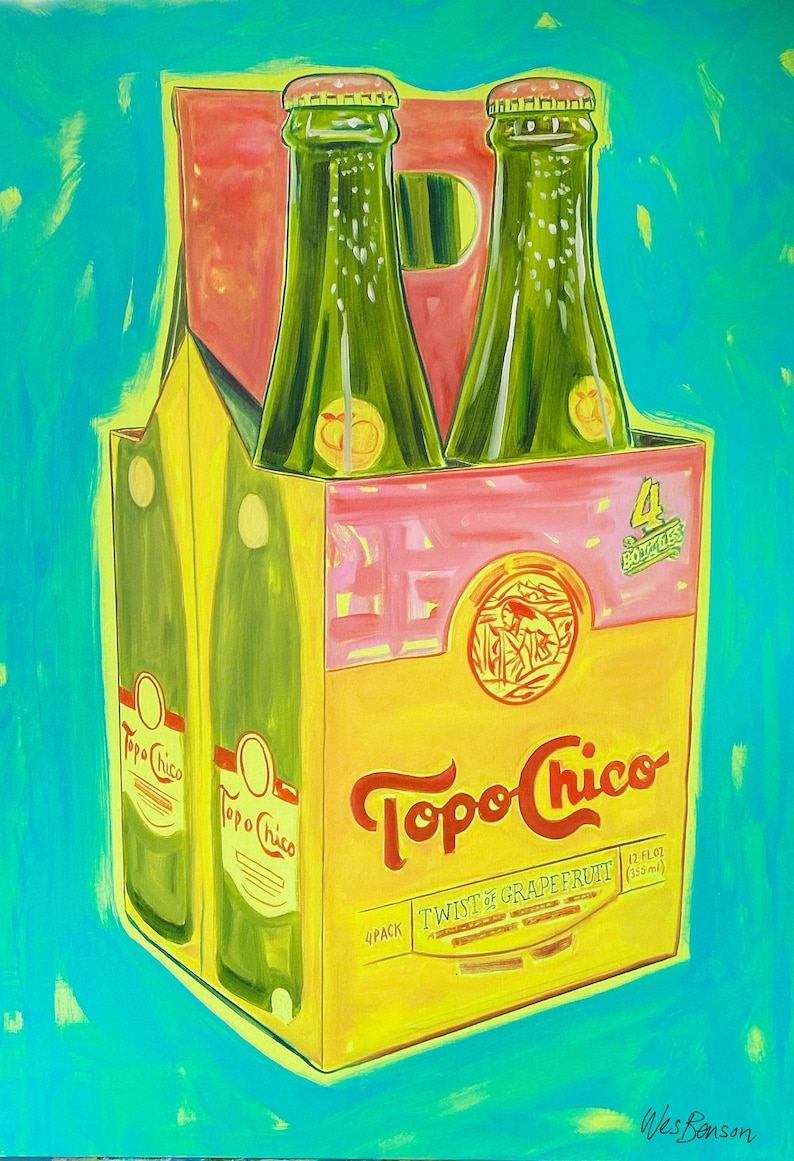 Topo Chico Art Print - Etsy