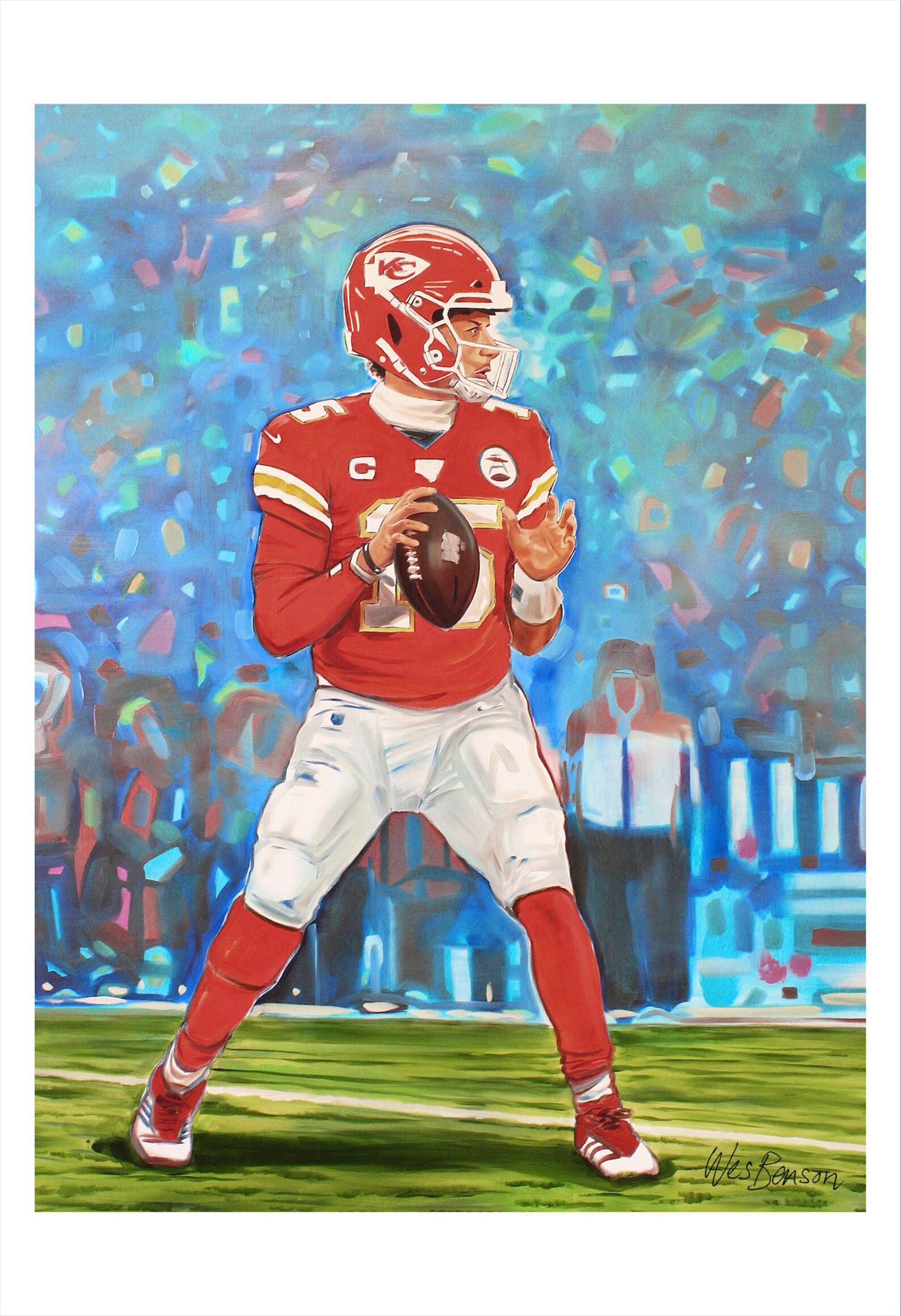 Patrick Mahomes Print - Etsy