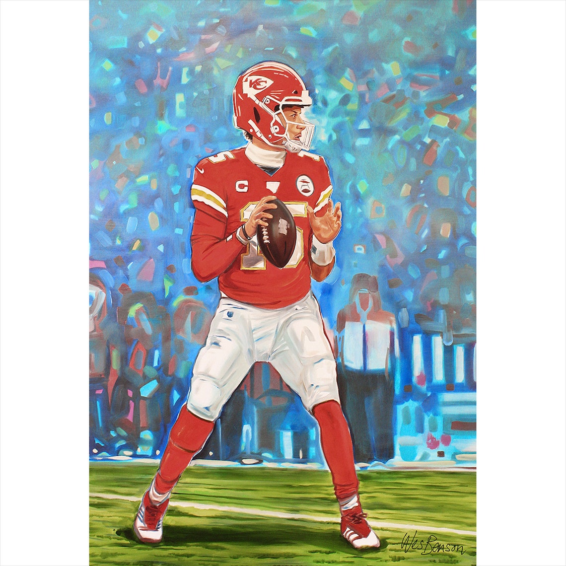 Patrick Mahomes Print - Etsy