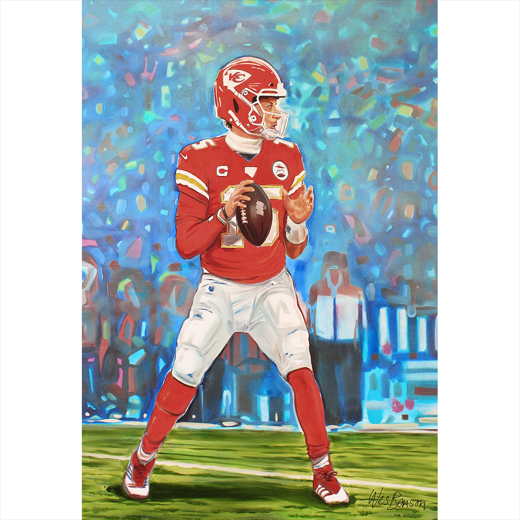 Patrick Mahomes Print - Etsy