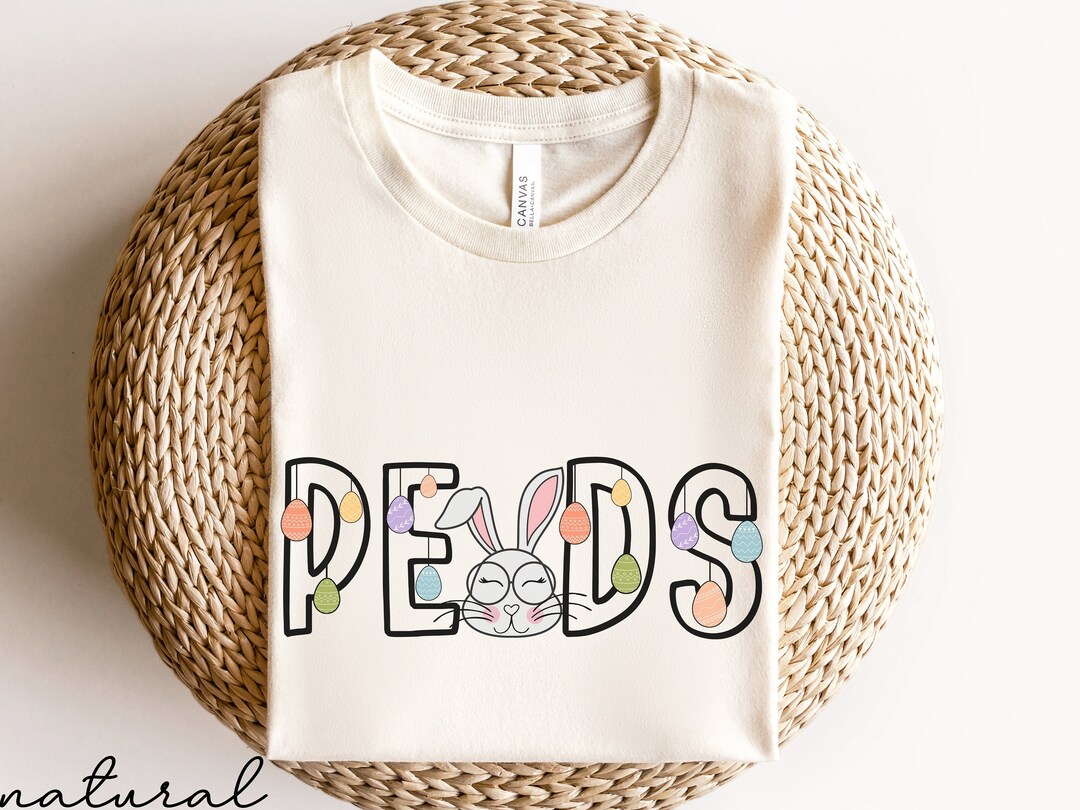 Pediatric Nurse Easter Shirt, Peds Spring Shirt, Pediatric RN Shirt ...