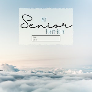 Senior Year Digital Journal, INSTANT DOWNLOAD, Use in Goodnotes or ...