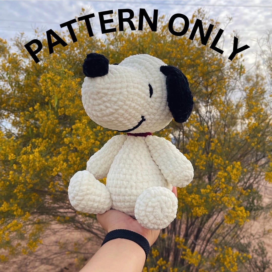 Cute Peanut Puppy Crochet Pattern - Etsy