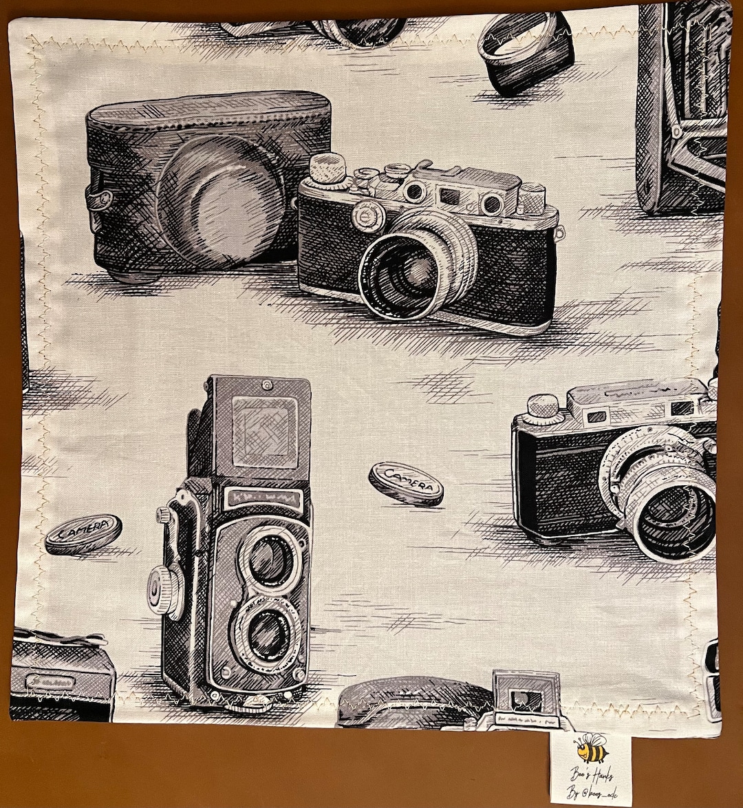 Vintage Camera Cotton/microsuede Edc Hank - Etsy