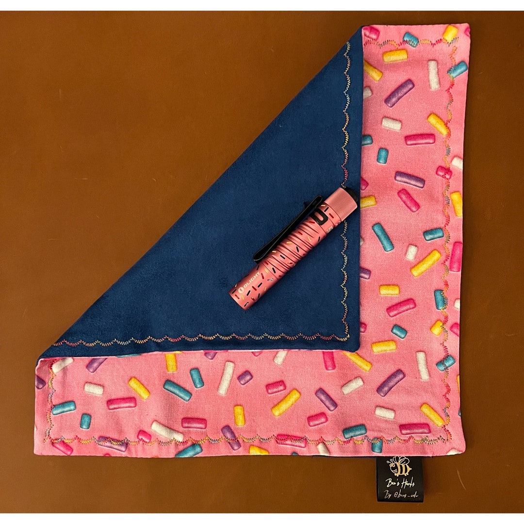 Dessert Sprinkles V2 (blue Backing) Cotton/microfiber Edc Hank - Etsy ...