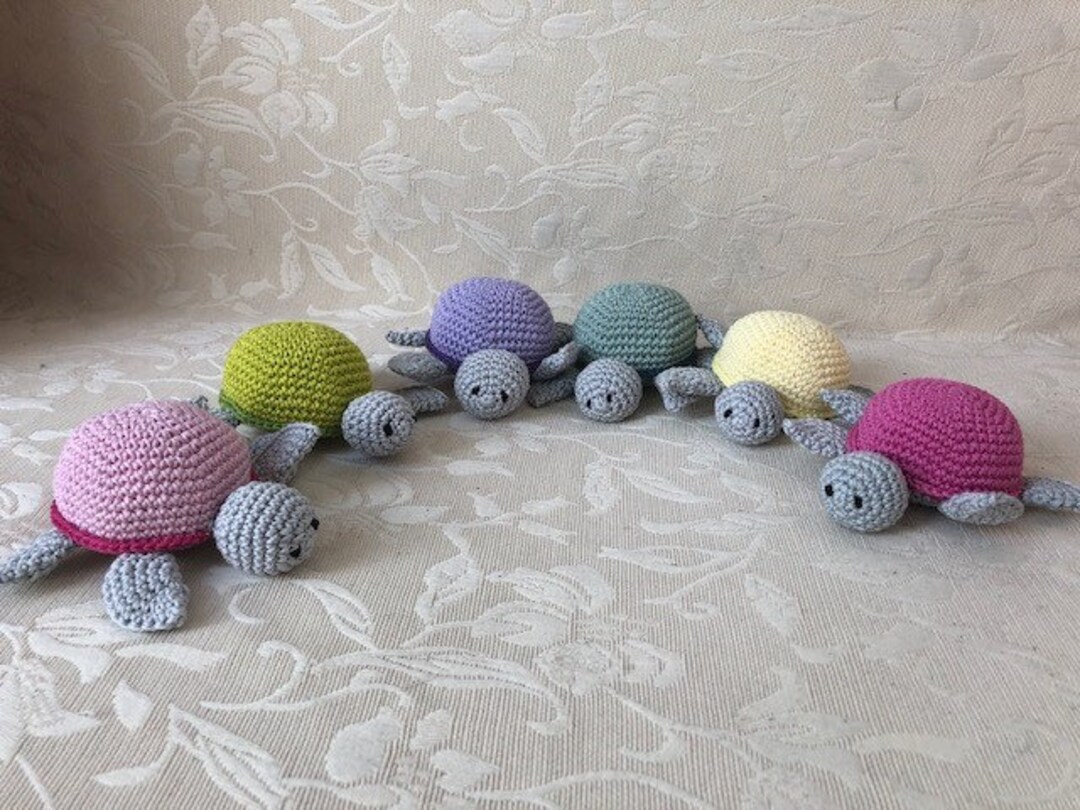 Rattle Turtles Crocheted - Etsy