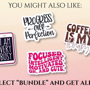 Positive Affirmation Sticker for Laptop Gift for Her Growth Mindset ...