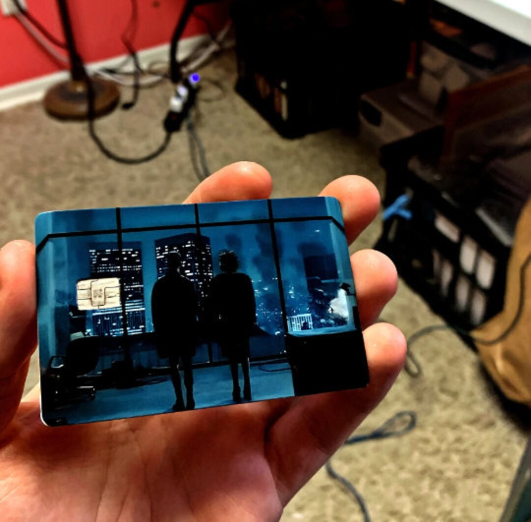 Fight Club Credit Card Sticker Ending Scene Decal Skin Glossy or ...