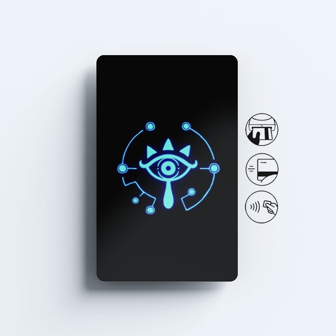 Card Skin Zelda BOTW Crest of the Sheikah Credit Breath of the Wild Eye ...