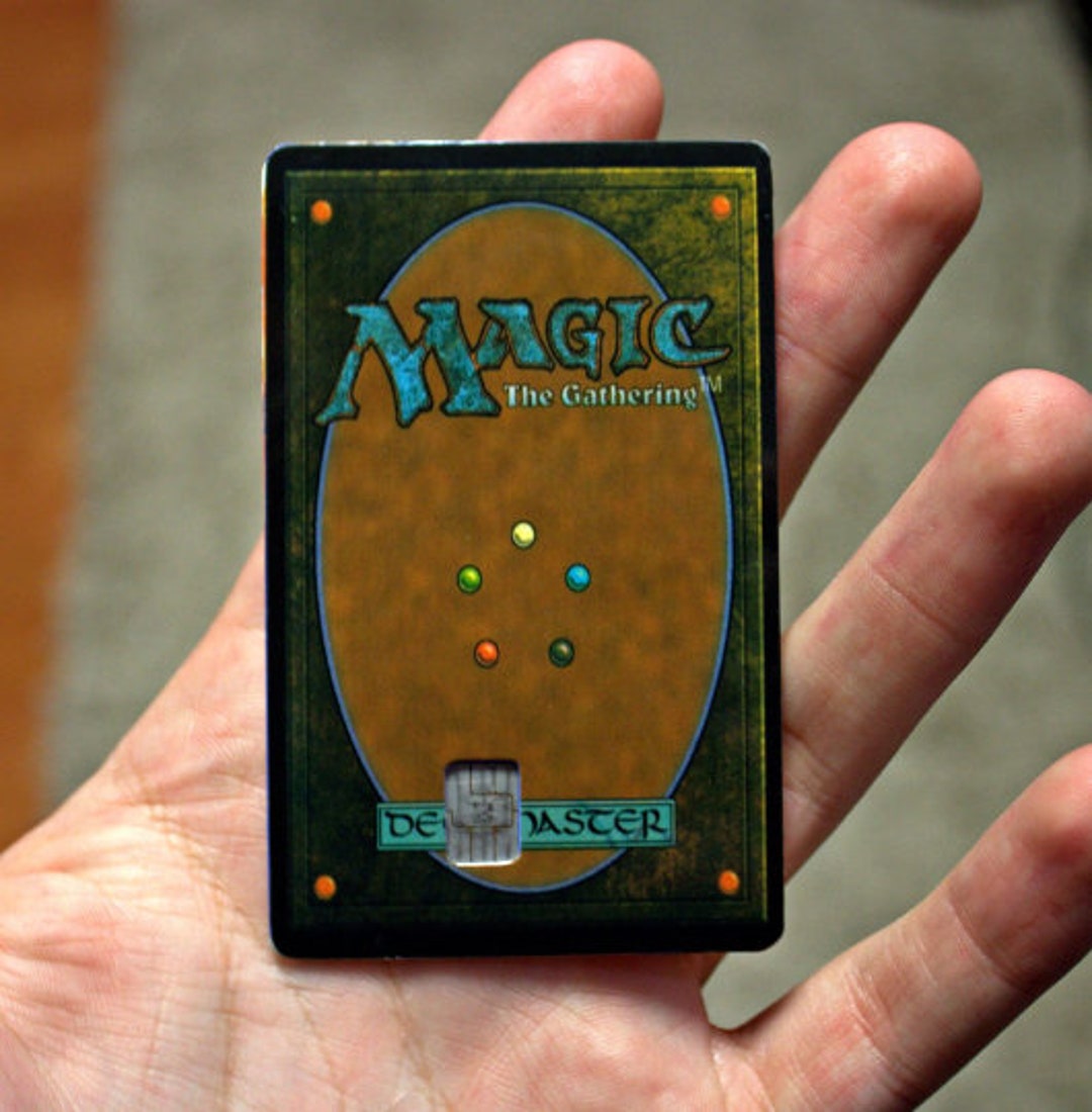 Magic the Gathering Card Back Credit Card Sticker Decal Skin Glossy or ...