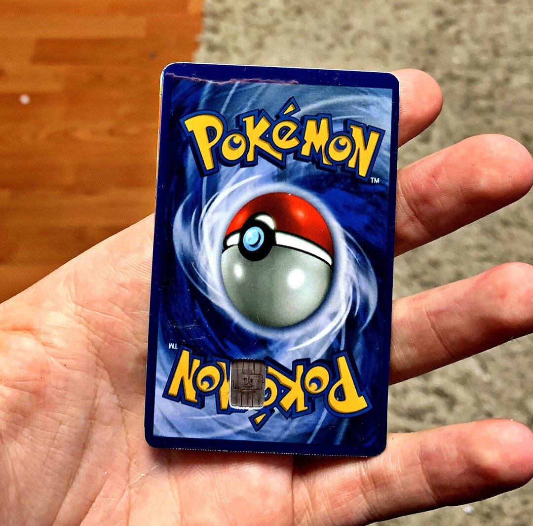 Pokemon Trading Card Game Card Back Credit Card Sticker Decal Skin ...