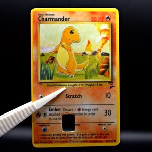 Charmander Pokemon Base Set Trading Card Game Credit Card Sticker Decal ...
