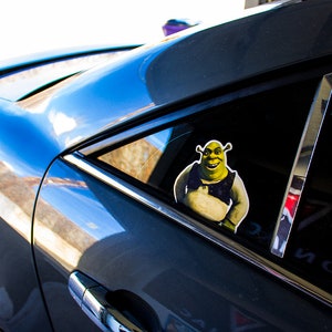 Shrek Car Peeker Sticker Donkey Decal Ogre Gift 5in - Etsy