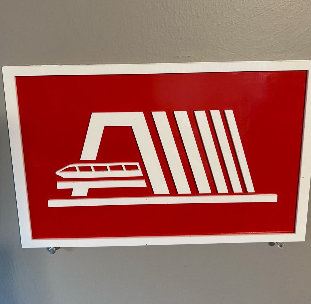 Disney Monorail Contemporary Resort Sign Plaque Home Decor Choose Your ...