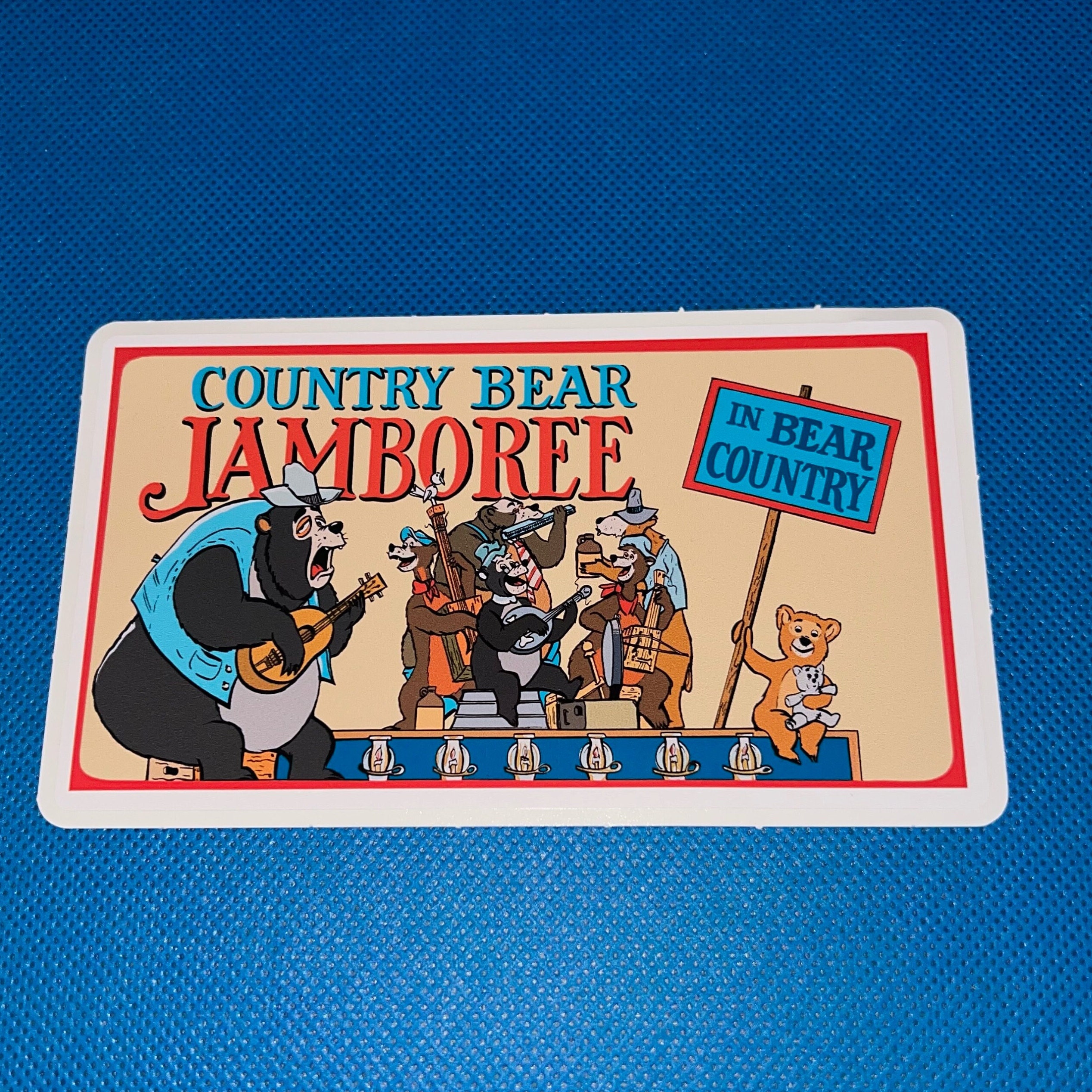 Sticker Country Bear Jamboree in Bear Country Inspired Walt Disney ...