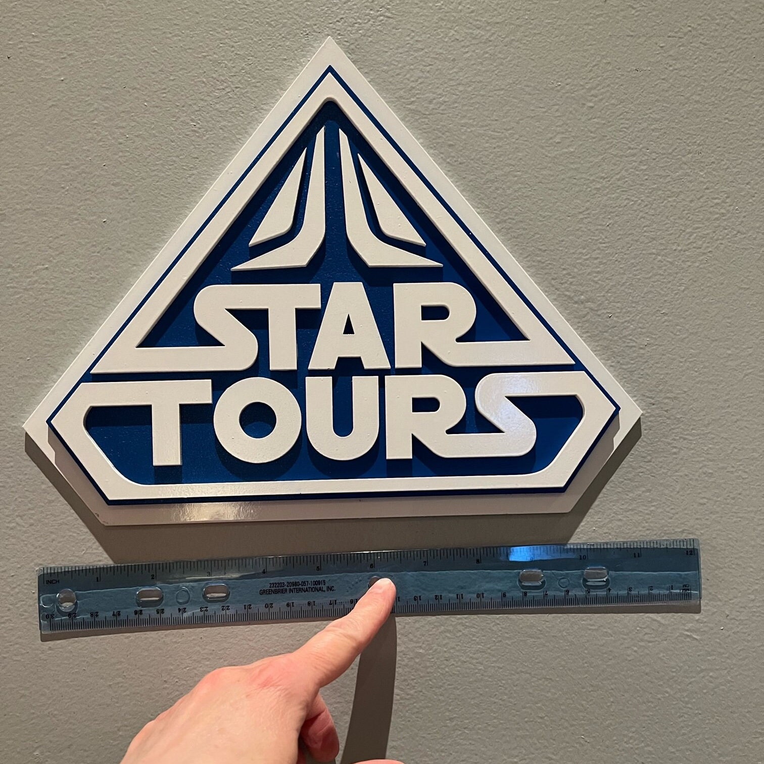 Disney Star Tours Sign Plaque Home Decor Prop Disneyland Inspired ...
