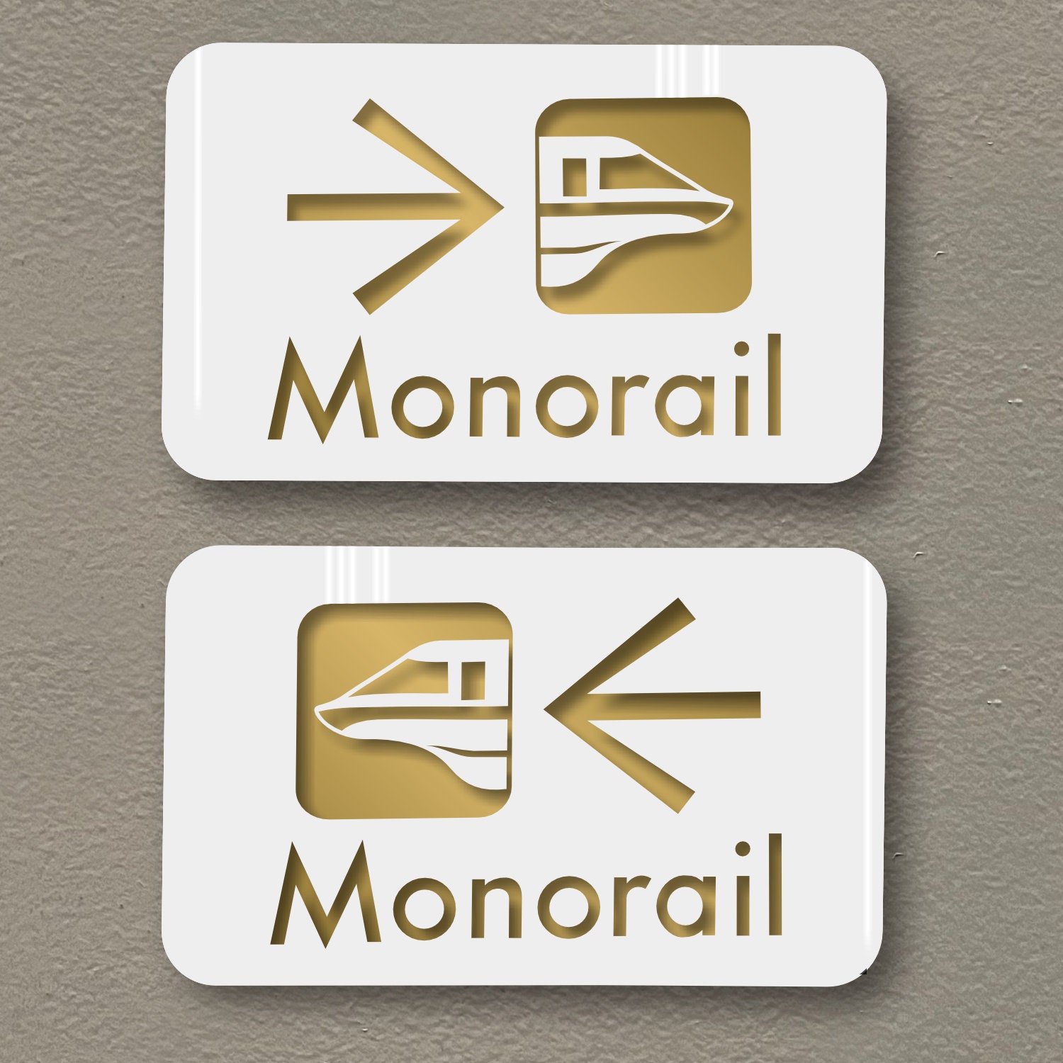 Disney Monorail Sign Plaque Home Decor Choose Your Color and - Etsy