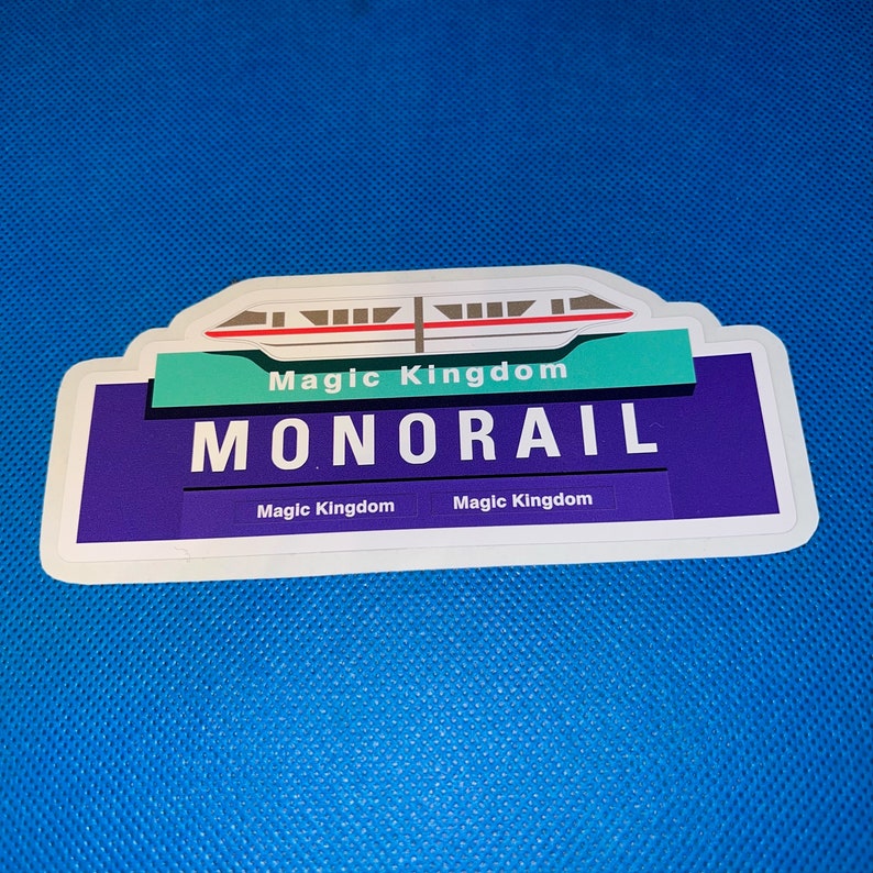 Disney Transportation and Ticket Center TTC Inspired Sticker Magic ...