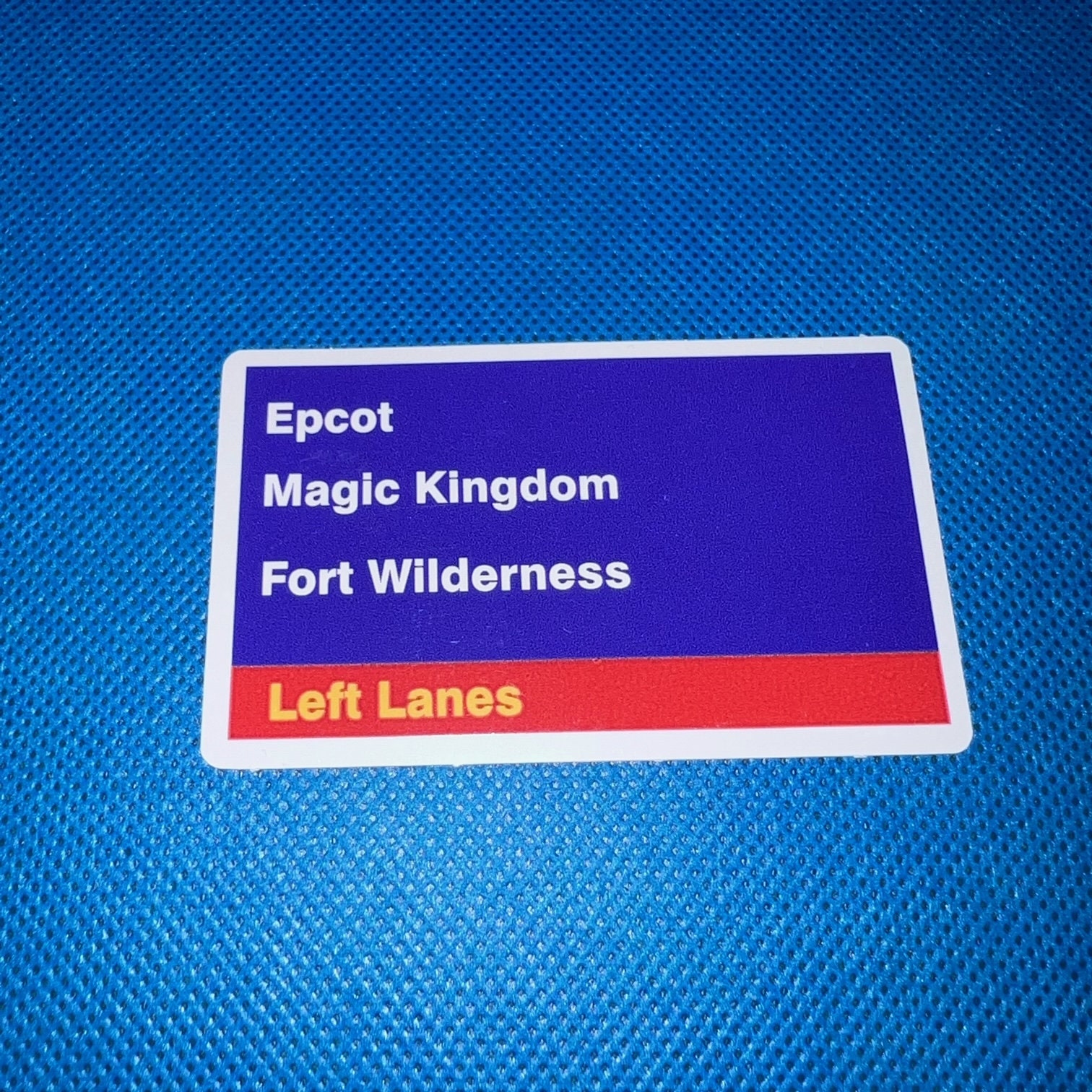 Retro Walt Disney World Road Sign Stickers Decals Pack of 8 or Sold ...